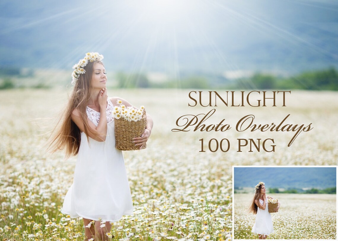 100 Natural Sun Light Photo Overlays Sunbeams Light Rays - Etsy
