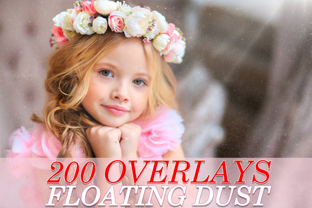 200 Floating Dust Overlays, Digital Dust, Photoshop, Falling Dust ...