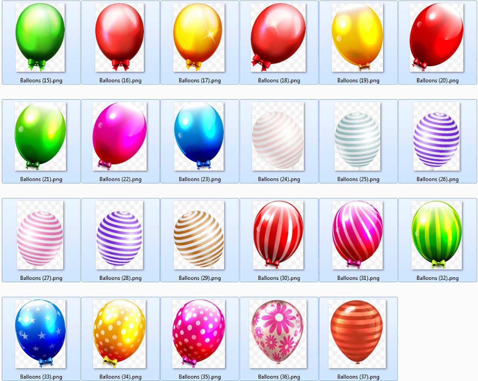 106 Balloons Photo Overlays Vol.2 Photography Overlays - Etsy