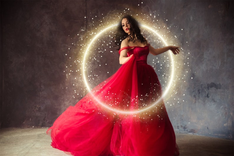 100 Gold Ring Overlays Maternity Rainbow Ring Portrait Ring - Etsy