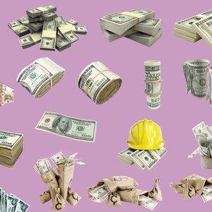 60 Money Overlays PNG, Photoshop Overlays, Cash Overlays, USD Currency ...