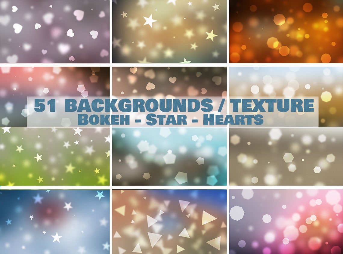 51 Digital Paper Bokeh Backgrounds Paper Invitations | Etsy