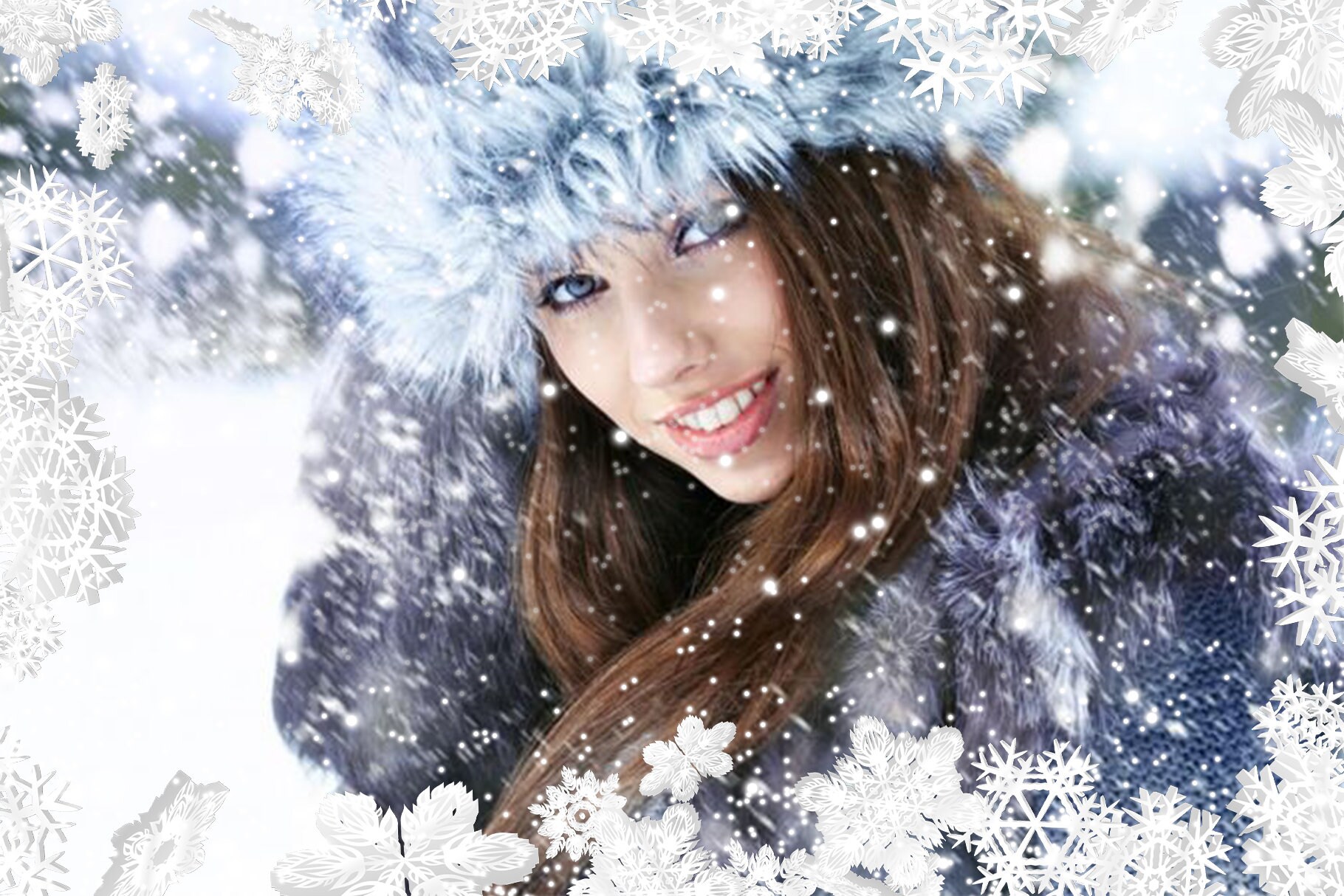 32 Winter Frames Snow Digital Borders Christmas Overlays - Etsy