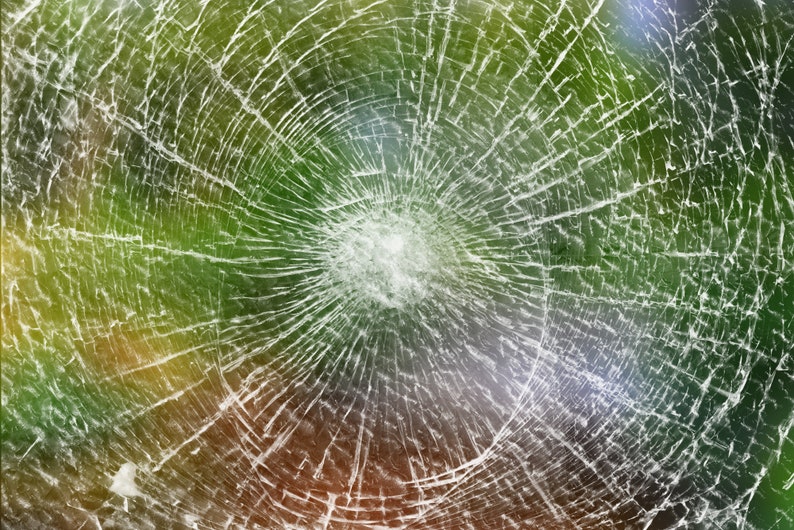 Broken Glass Photoshop Overlays Window Scenery Photo - Etsy