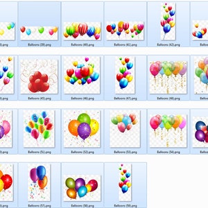 106 Balloons Photo Overlays Vol.2, Photography Overlays, Photography ...
