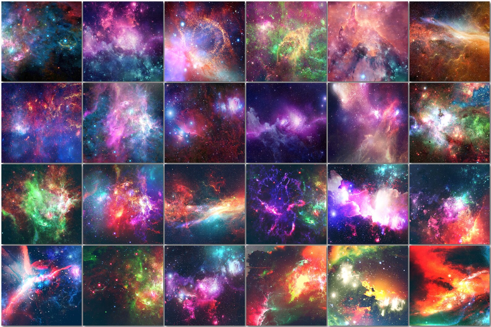105 Starry Skies Cosmic Galaxy Background Star Digital - Etsy