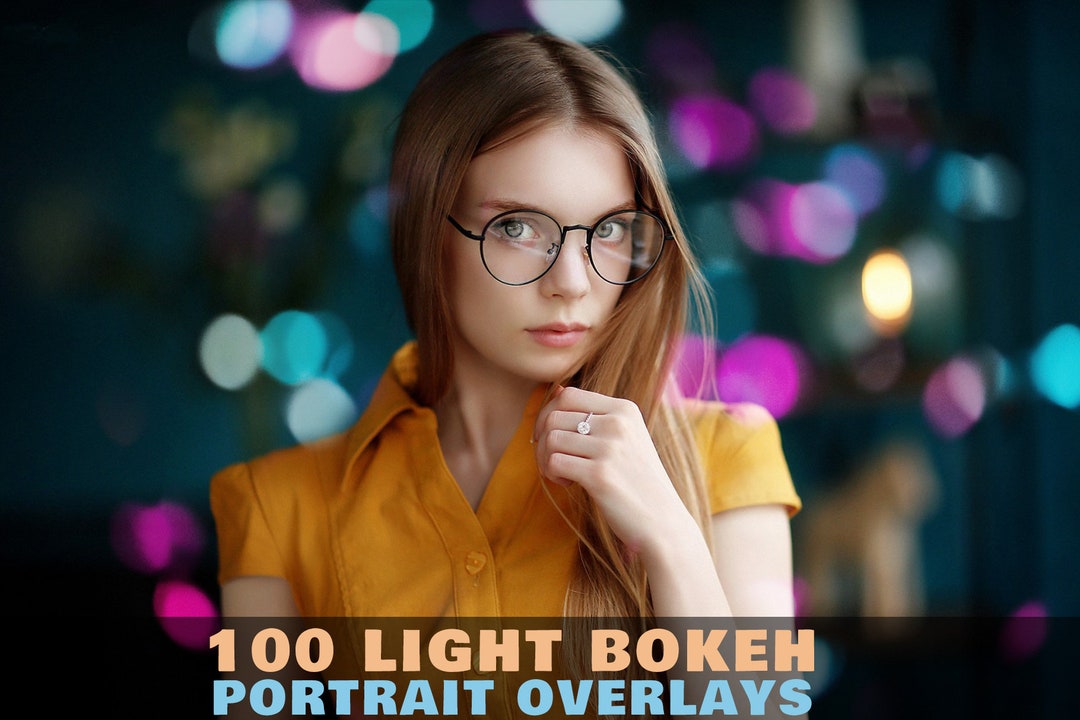 100 Lighten Bokeh Portratit, Lights Effect Photo Overlays, Overlays ...