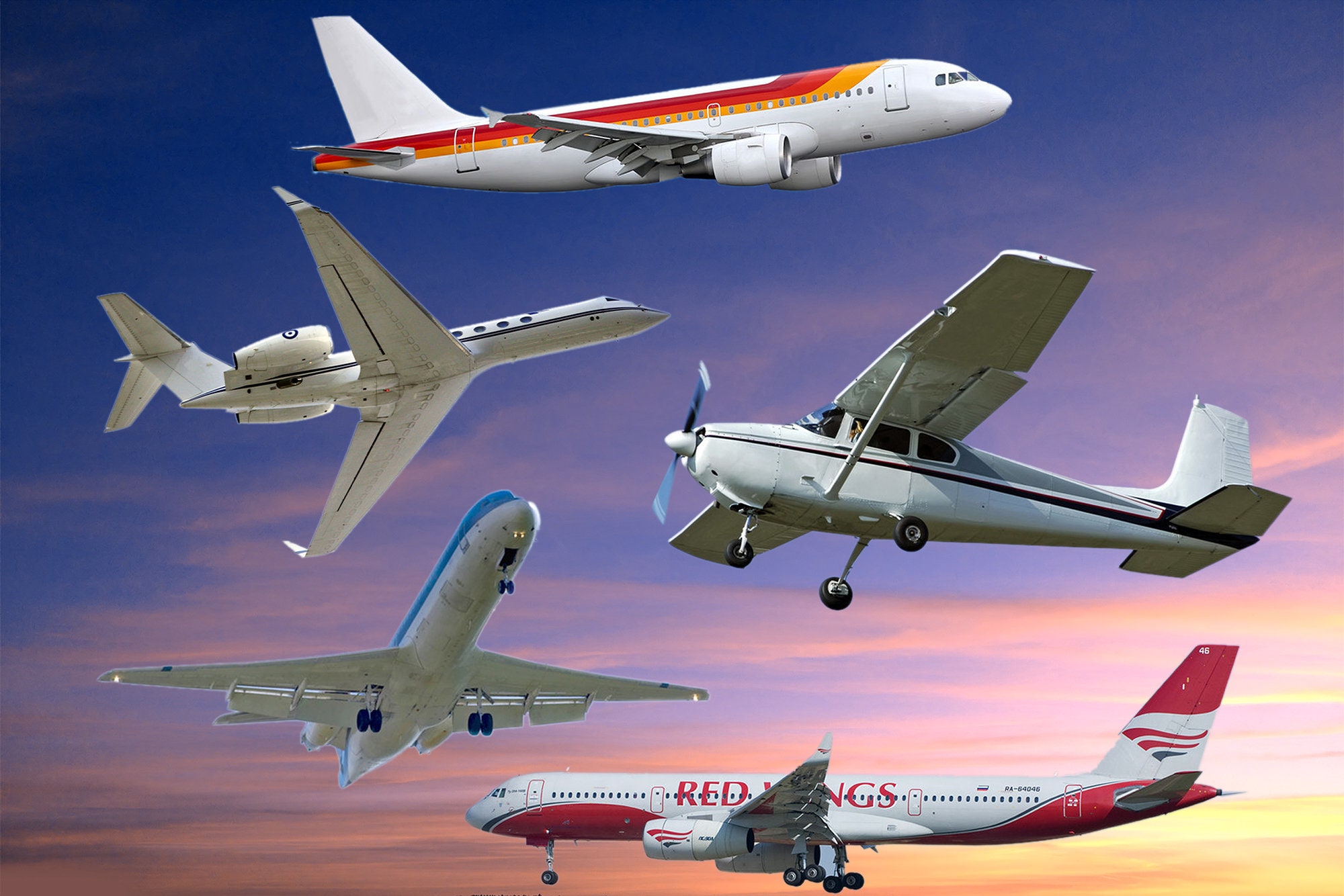 100 Aircraft Photoshop Overlays Realistic flying airplane | Etsy