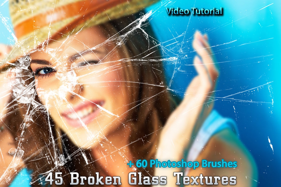 Broken Glass Photoshop Overlays Window Scenery Photo - Etsy