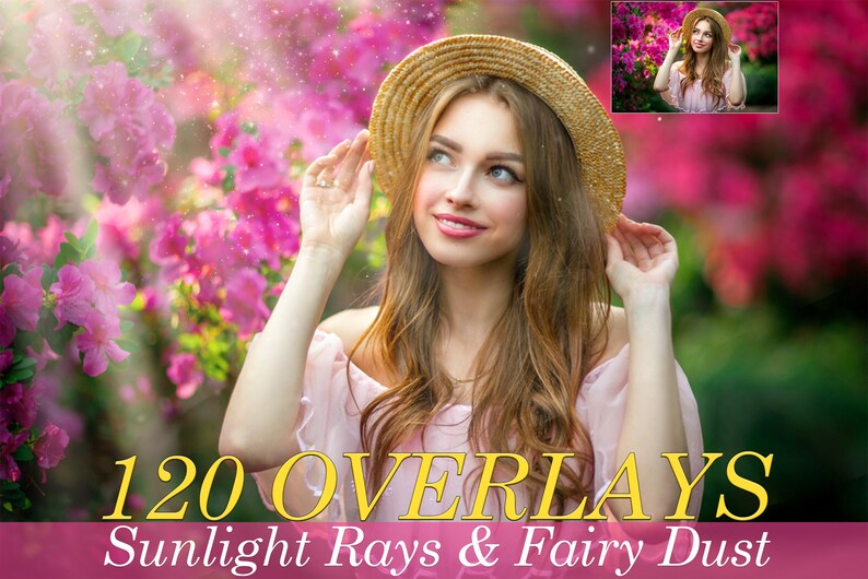 120 Sunlight Overlay Fairy Dust Photoshop Sunshine Overlays | Etsy