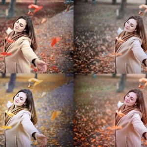 200 Autumn Photoshop Actions, Fall Autumn Filters, Warm Outdoor Photo ...