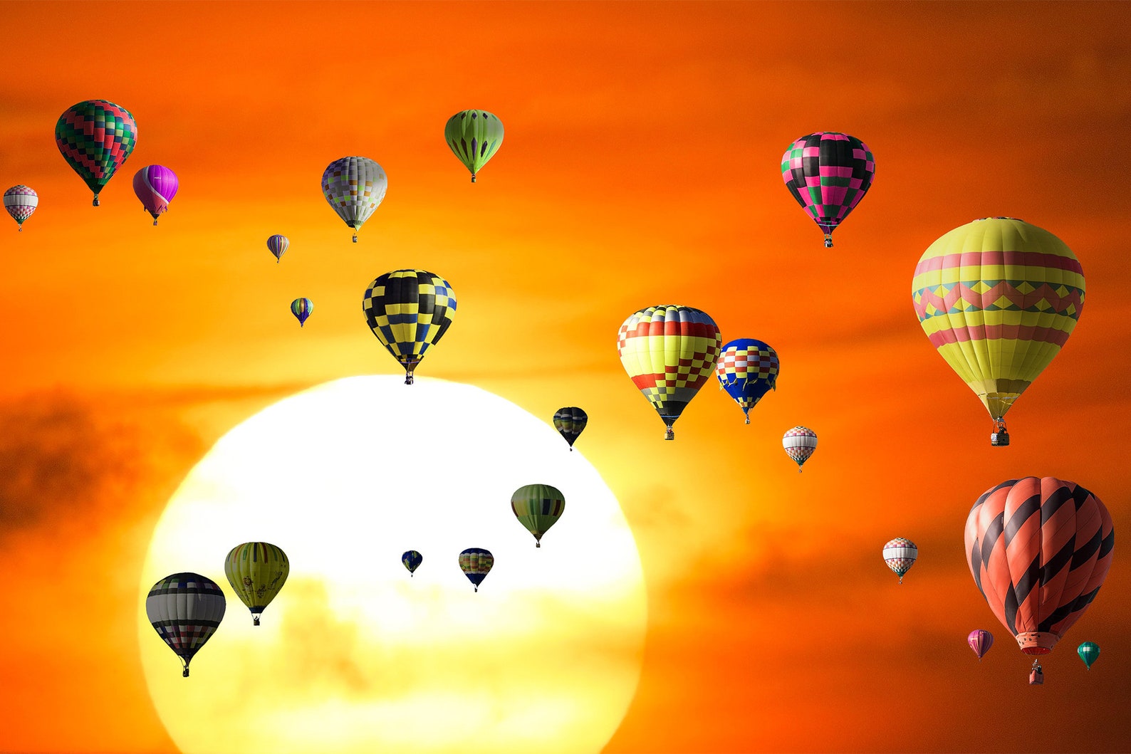 100 Hot Air Balloon Overlays Balloons Photoshop Overlays - Etsy