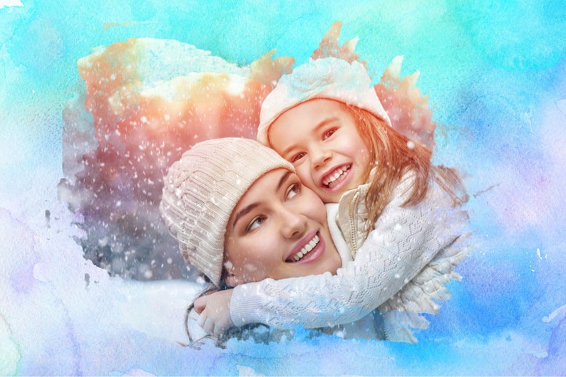 70 Painted Mask Frames Photo Frame Photoshop Overlay | Etsy