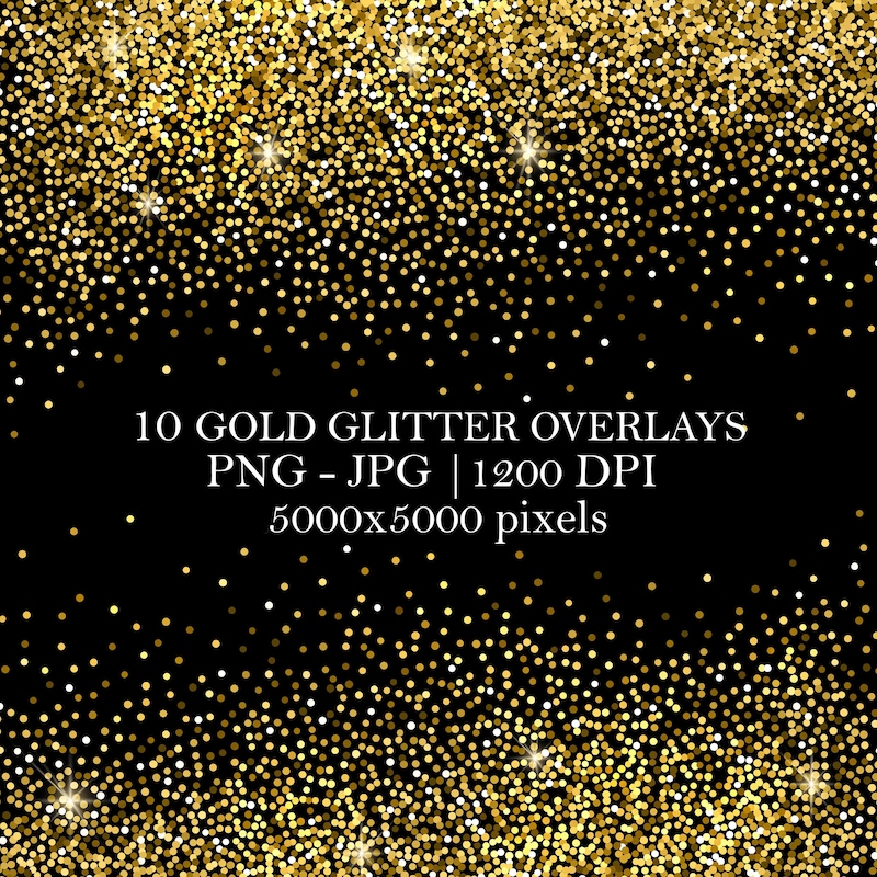 Gold Glitter - Etsy