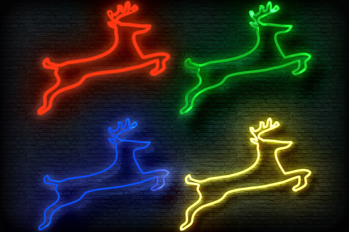 Neon Photoshop Actions Neon Maker Lights Generator Neon - Etsy