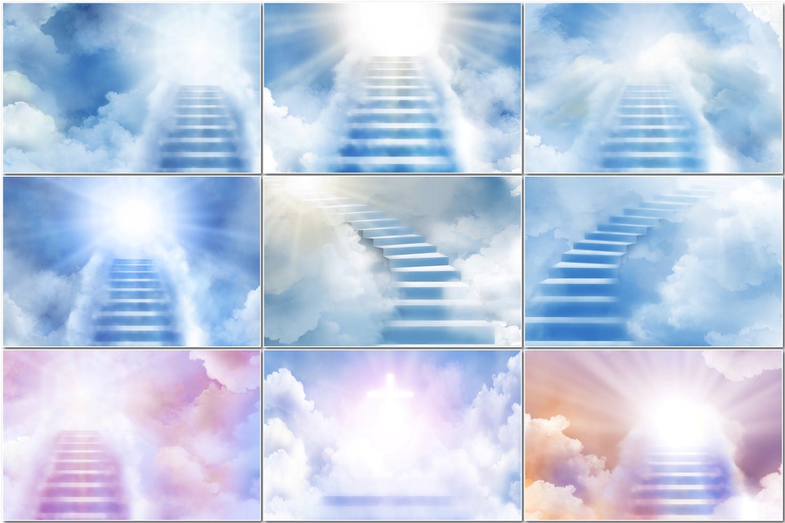 18 Stairway to Heaven Sky Overlays, Ethereal Photography, Blue Sky ...