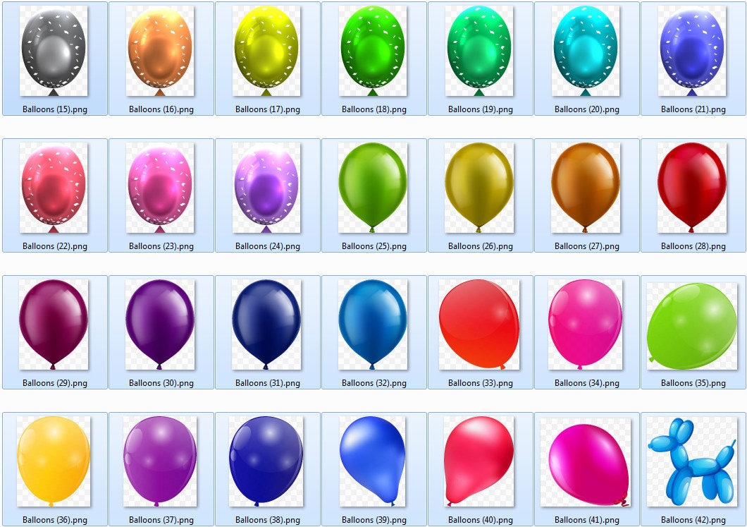 111 Balloons Photo Overlays Vol.5 Photography Overlays - Etsy Canada