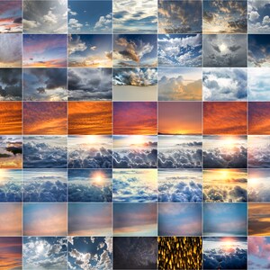 225 Dramatic Sky Overlays for Photoshop Professional Photo Layer ...