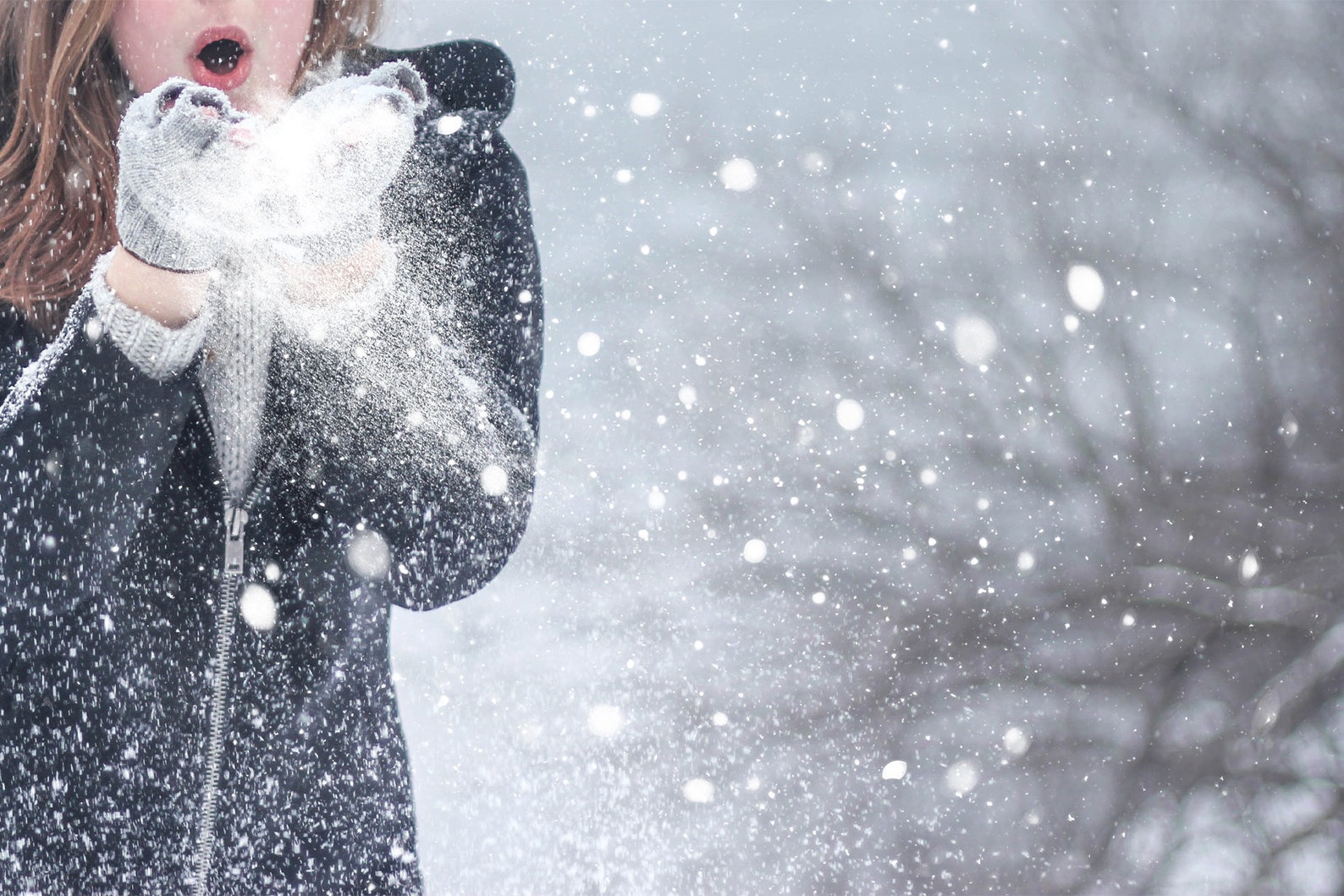 250 Snow Effect Overlays Blowing Snow Photoshop Overlays | Etsy