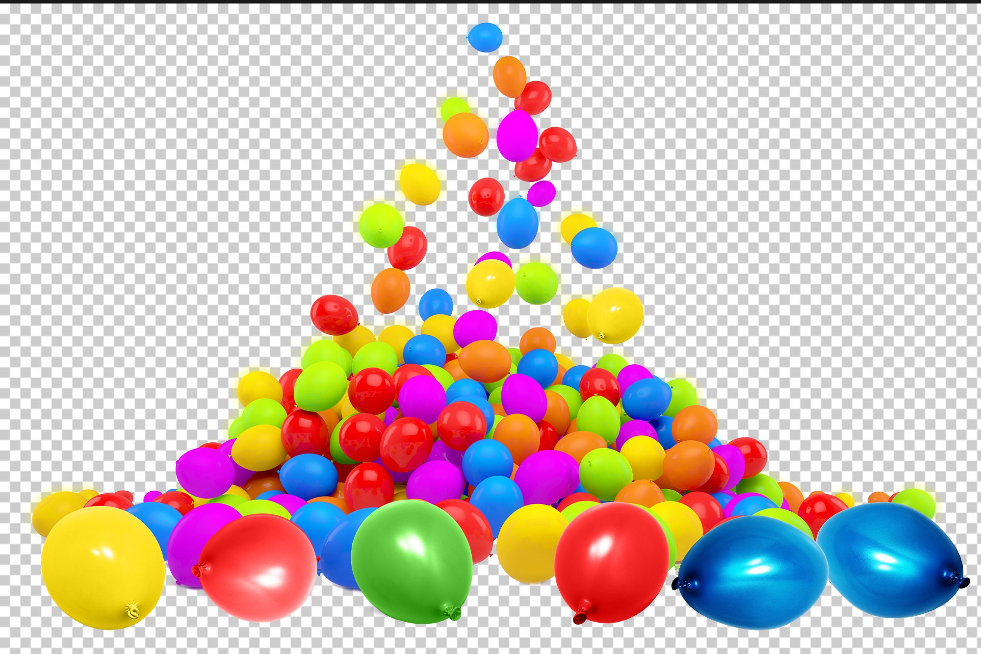 320 Balloons Overlays Digital Balloons Clip Art Summer | Etsy