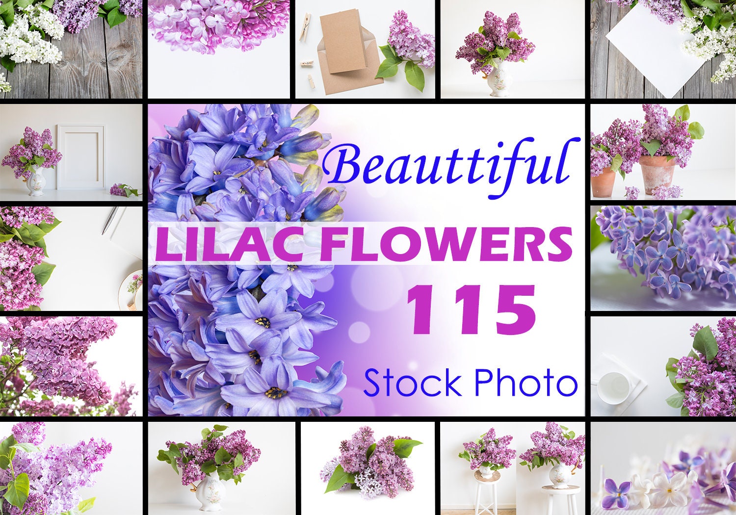 115 Lilac Real Flower Photo Backdrops Lilac Photography | Etsy