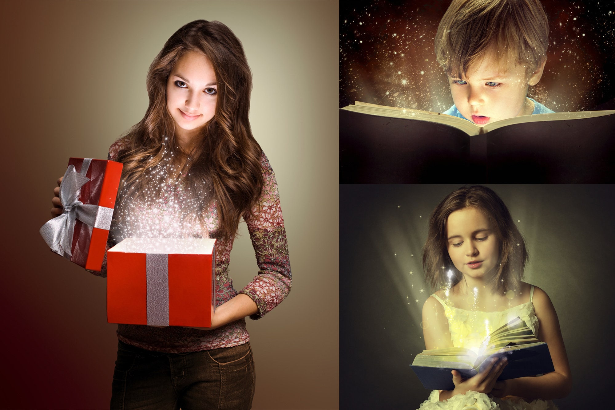 130 Shining Magic Lights Overlays for Photoshop Christmas - Etsy