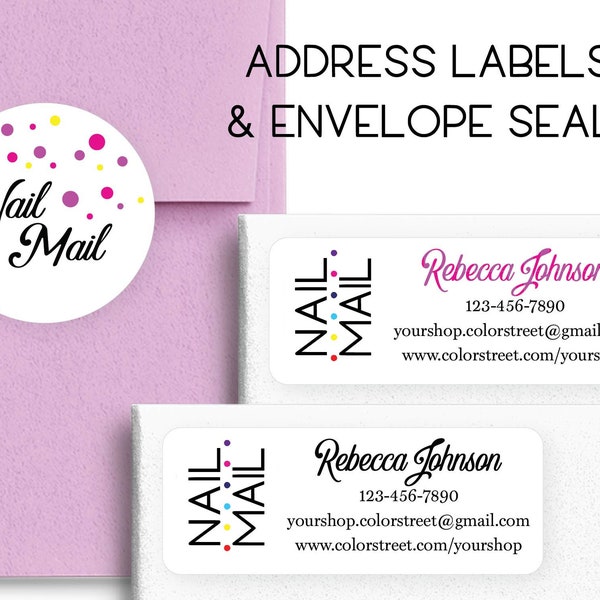 Color Street Business Cards - Etsy