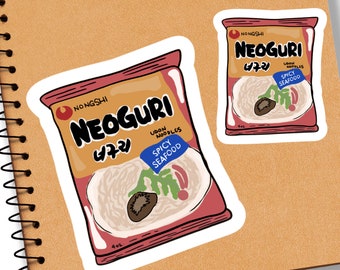 Ramen Sticker, Shin Ramen Sticker, Korean Food, Asian Food Sticker ...