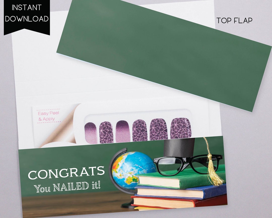 Congrats Grad Envelope, Envelope for Graduate, Color Street Envelope ...