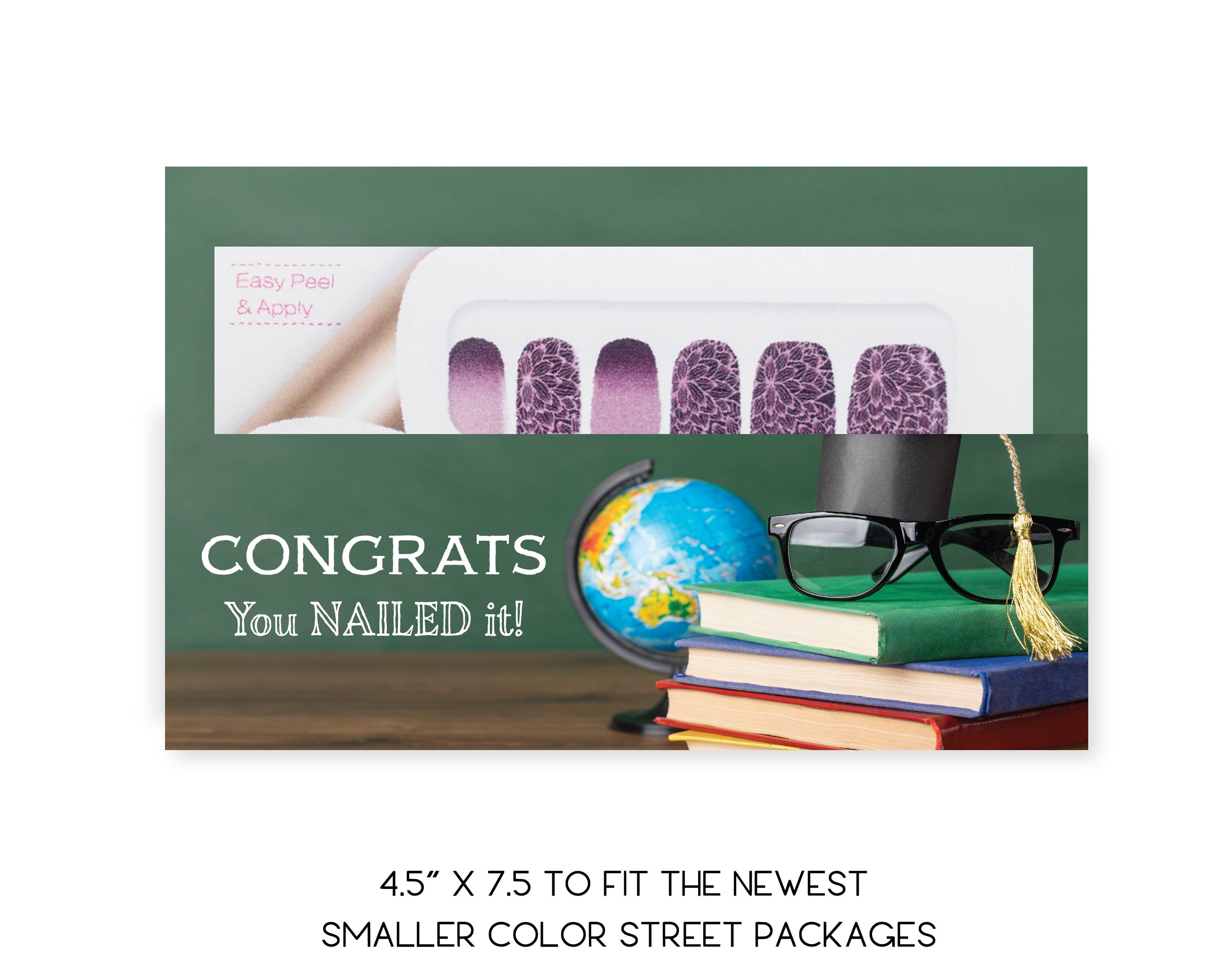 Congrats Grad Envelope Envelope for Graduate Color Street - Etsy