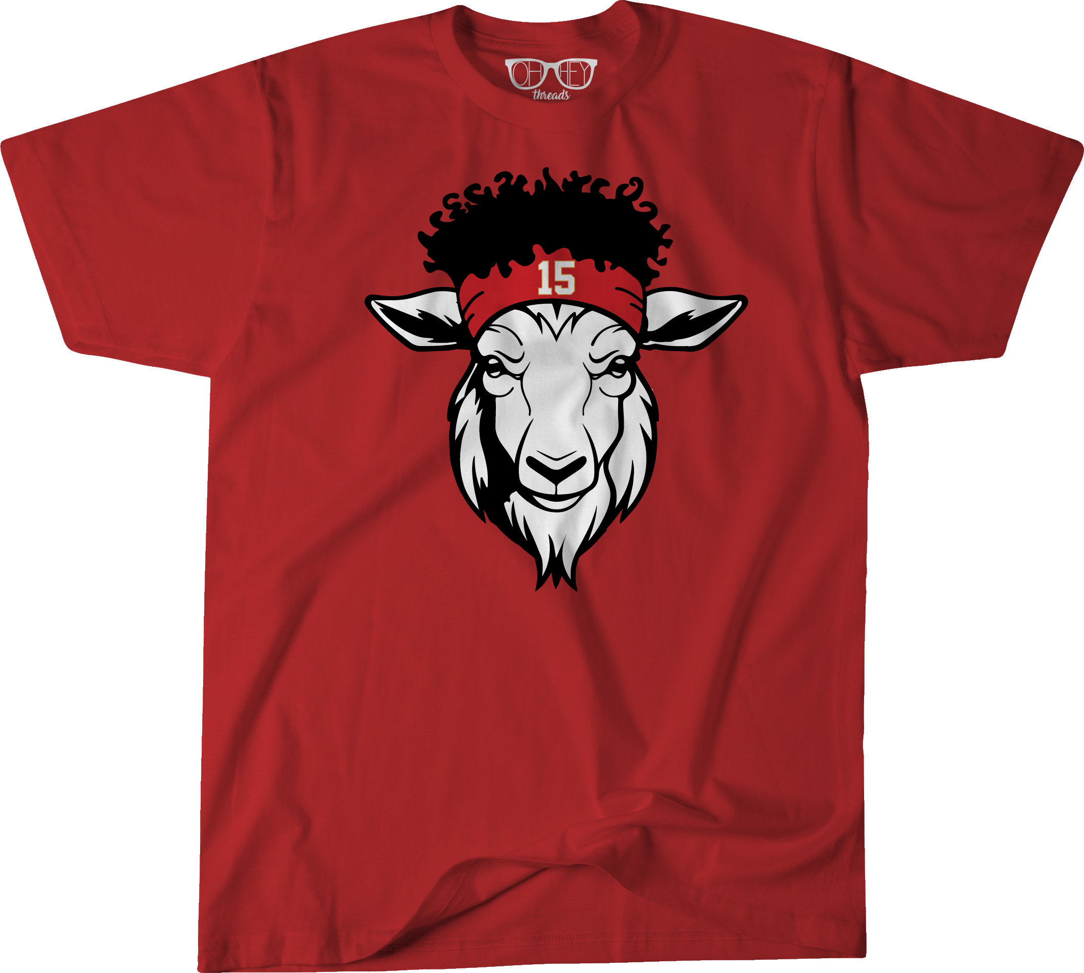 Kansas City Chiefs Patrick Mahomes Goat T-shirt - Etsy