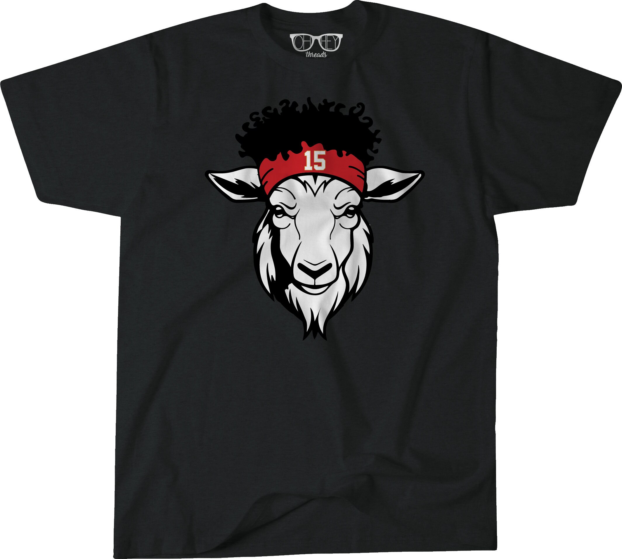 Kansas City Chiefs Patrick Mahomes Goat T-shirt - Etsy