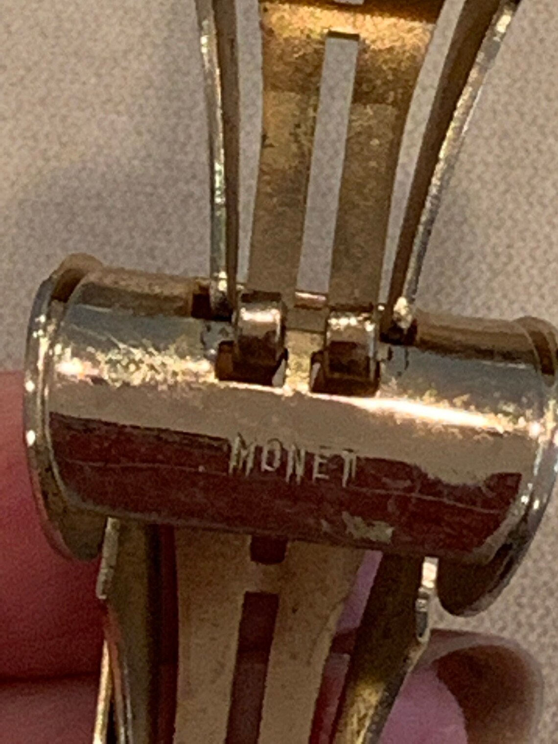 Monet Vintage Swirl Design Goldtone Bracelet - Etsy