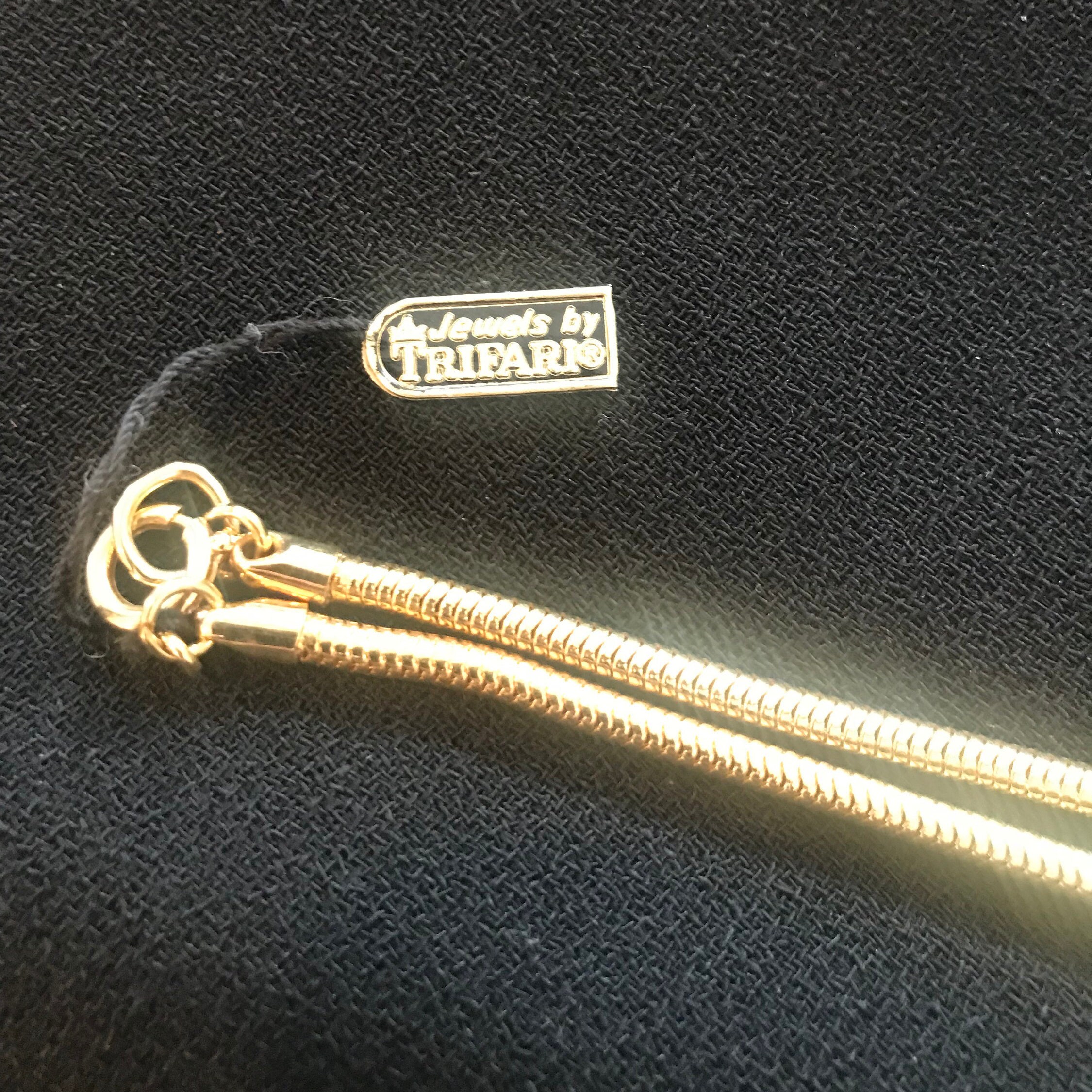 Trifari Vintage Original Watch Pendant 31 Long - Etsy