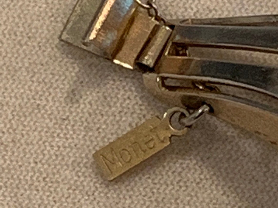 Monet Vintage Swirl Design Goldtone Bracelet - Etsy