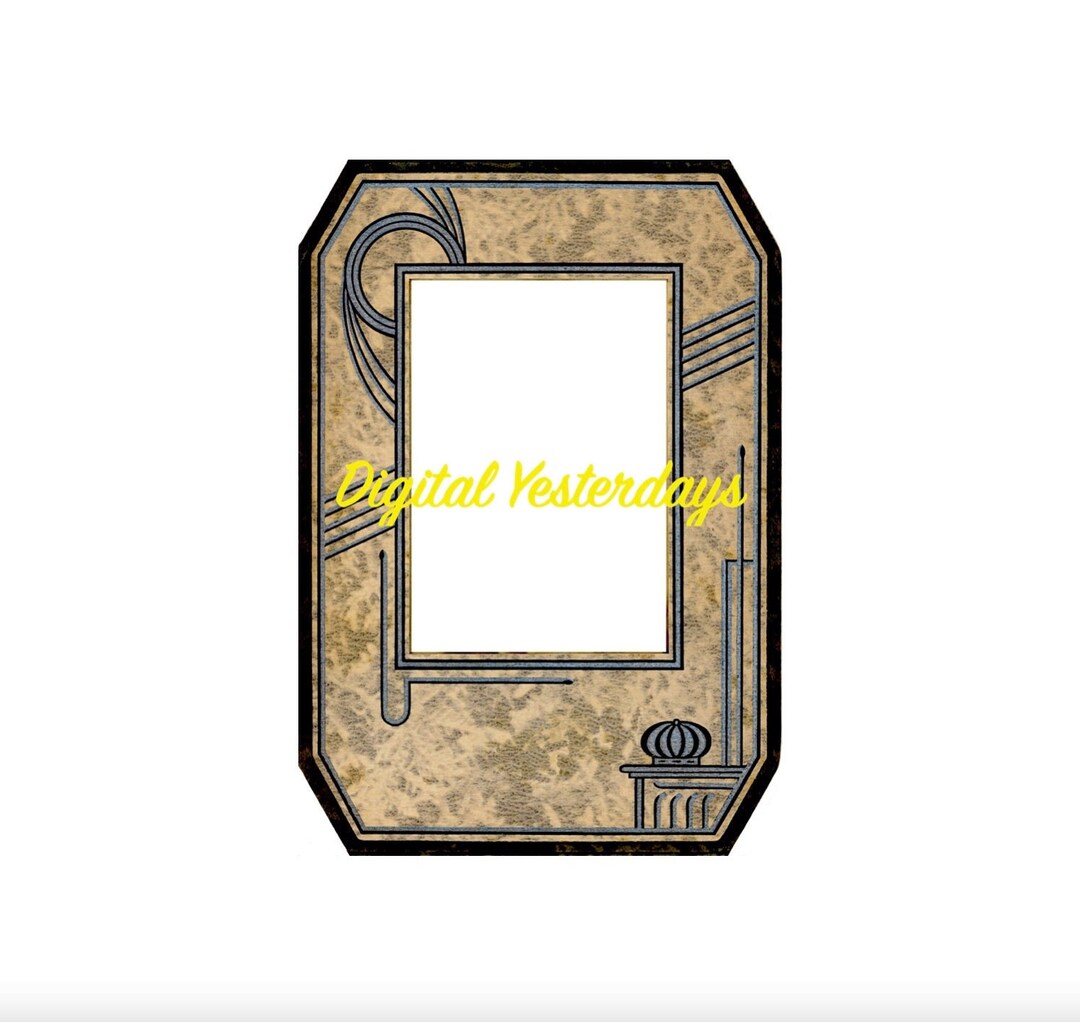 PRINTABLE Art Deco Arabian Nights Frame Digital Jpeg Color Photo ...