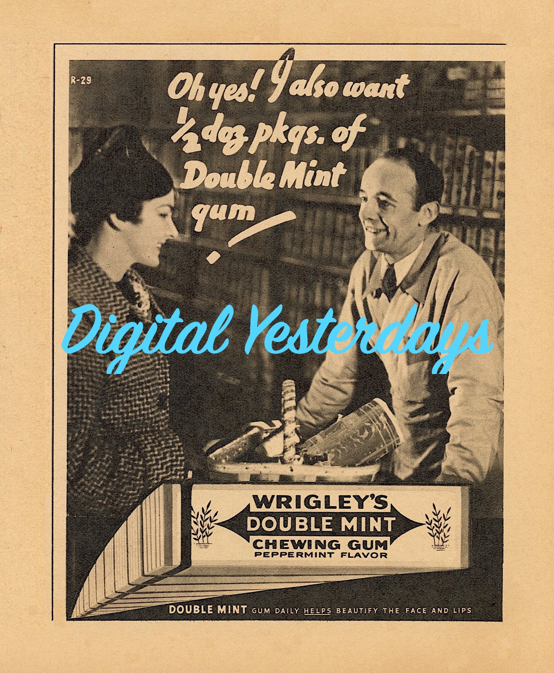 Doublemint Gum Advertisement