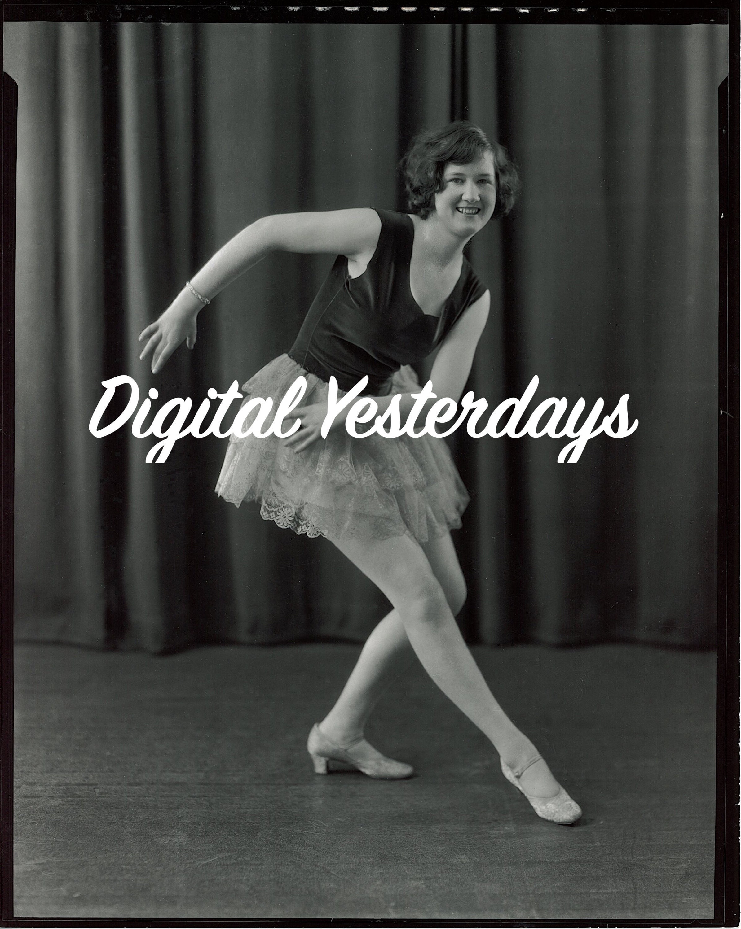 PRINTABLE 1920s Smiling Woman Dancer Black & White Digital Jpeg Photo ...