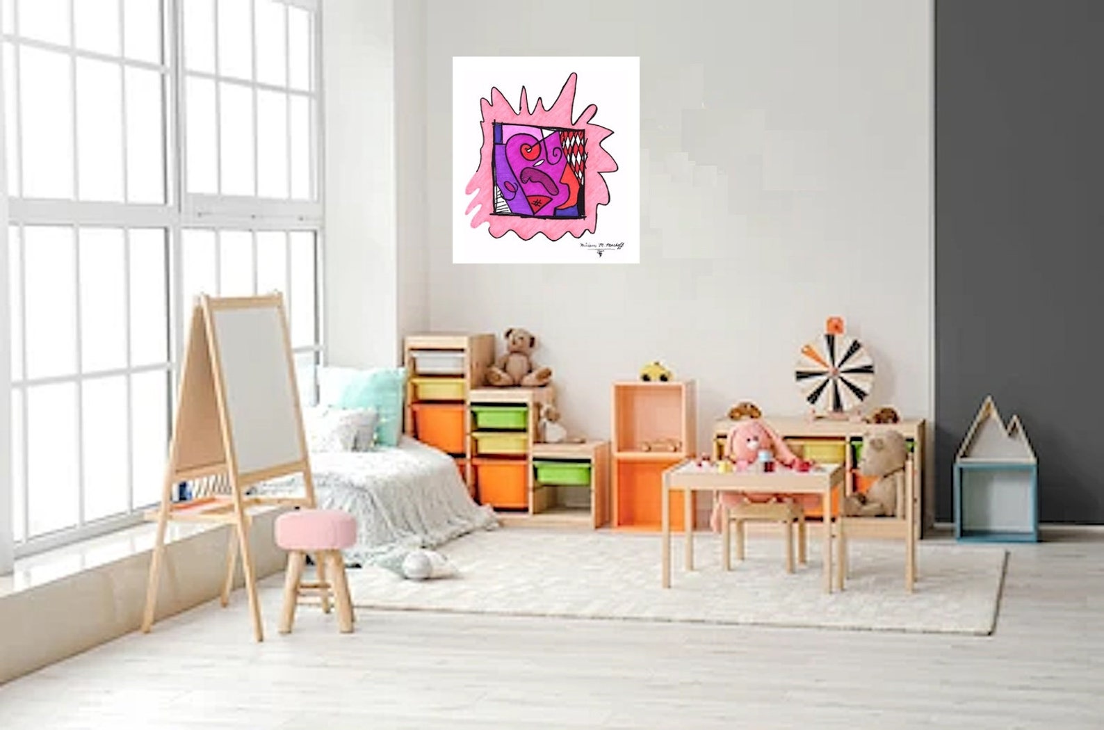 Synergy Heart Art Print Miriam Mackoff for Digital Yesterdays Original ...