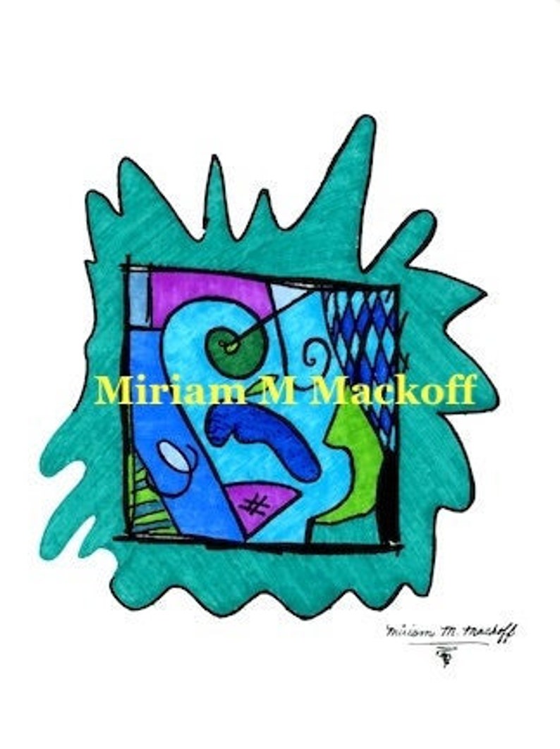 Midnight Heart Art Print Miriam Mackoff for Digital Yesterdays Original ...