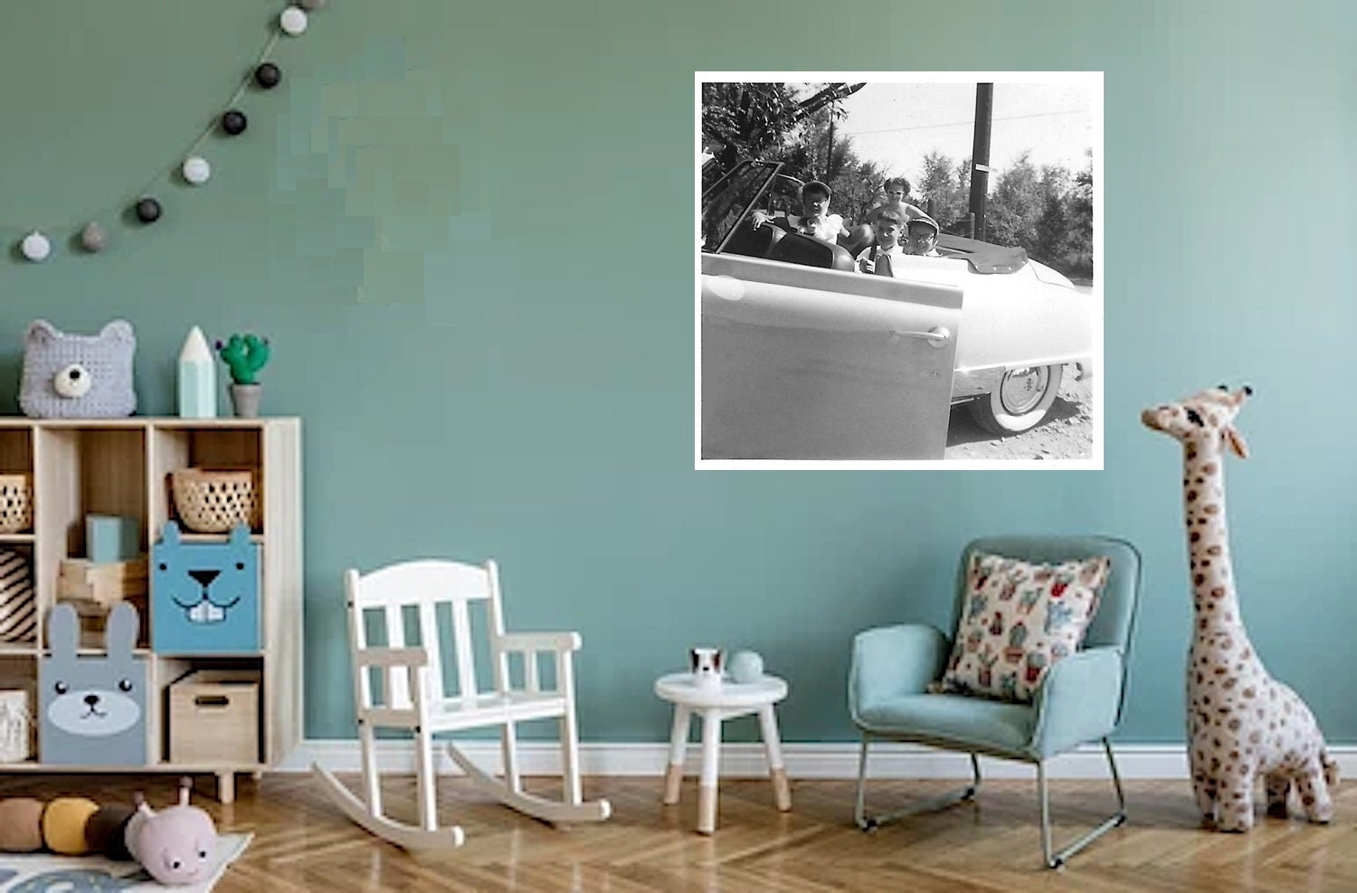 PRINTABLE 1950s Road Trip 1950s Convertible Car 4 Girls on Trip 1950s ...