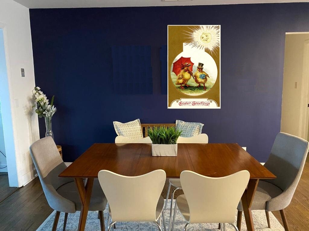 PRINTABLE 1907 Whitney Mr & Mrs Easter Duckling Keyhole Easter ...