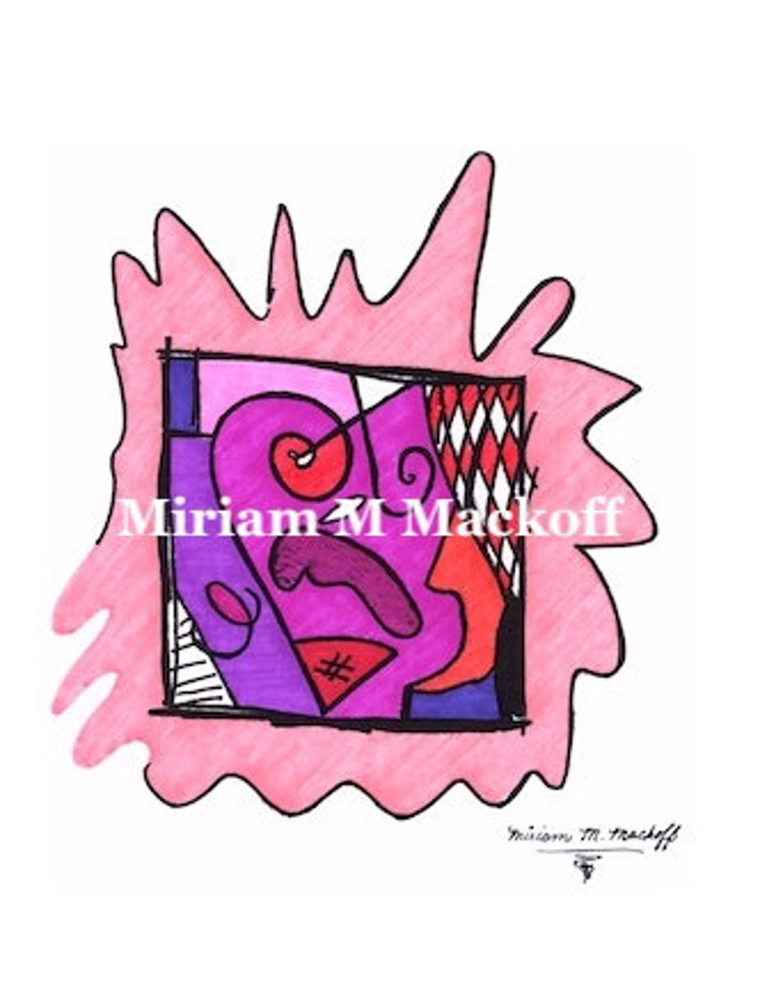 Synergy Heart Art Print Miriam Mackoff for Digital Yesterdays Original ...