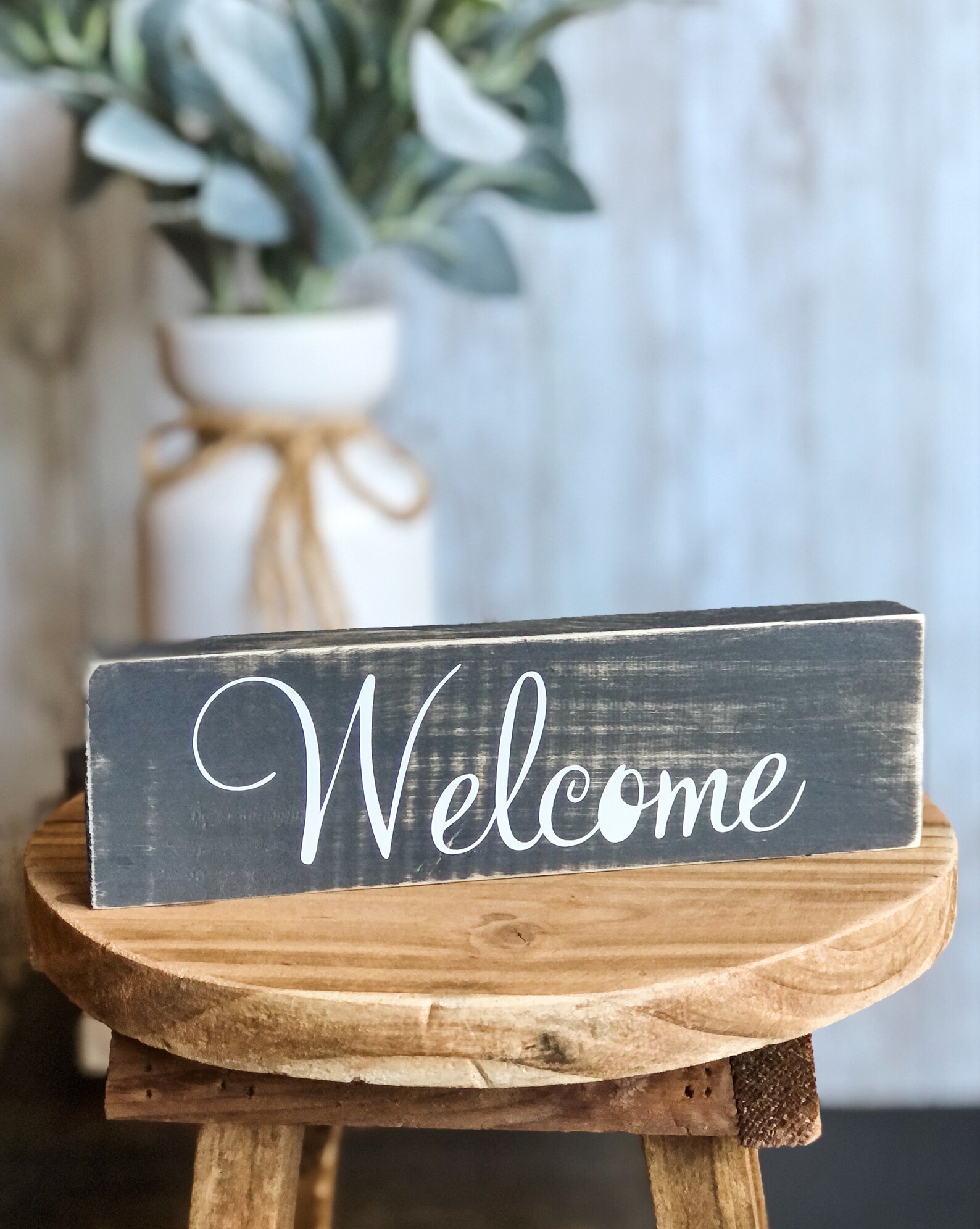 Small Accent Mini Wood Signs, Modern Farmhouse Decor, Mini Distressed ...