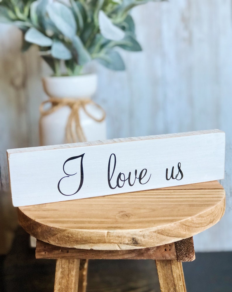 Small Accent Mini Wood Signs, Modern Farmhouse Decor, Mini Distressed ...