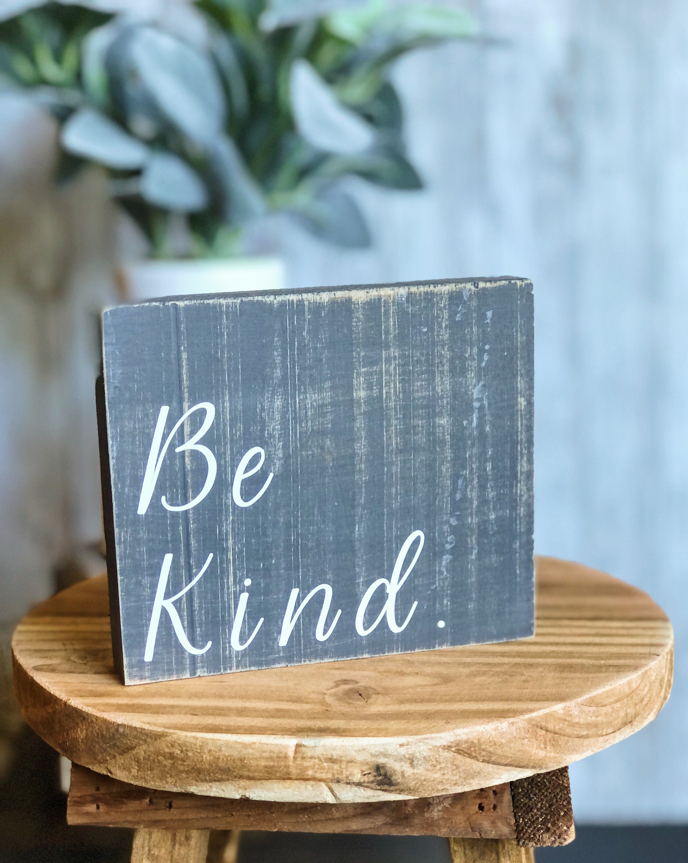 Small Accent Mini Wood Signs, Modern Farmhouse Decor, Mini Distressed ...