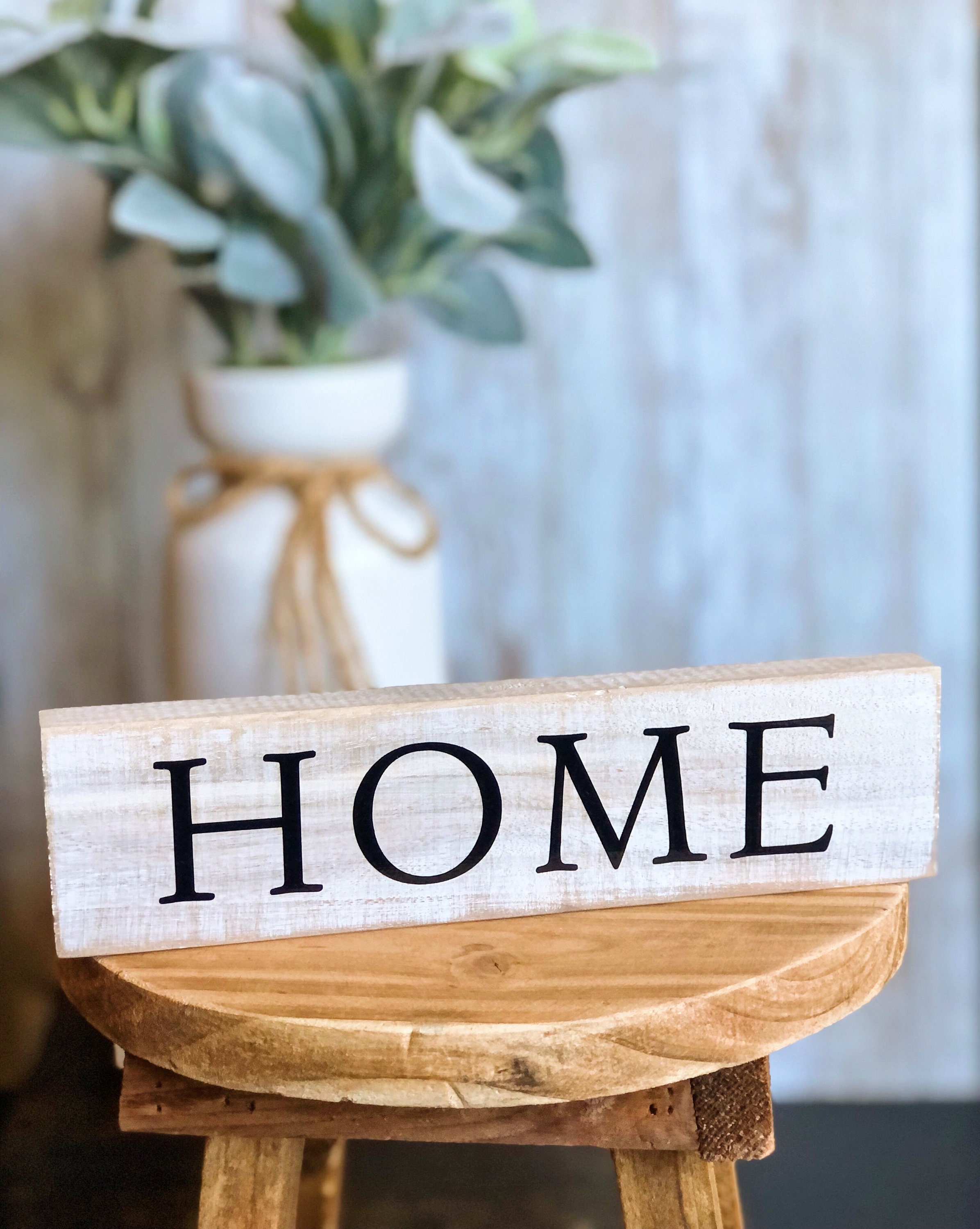 Small Accent Mini Wood Signs, Home, Welcome Mini Wood Sign, Distressed ...