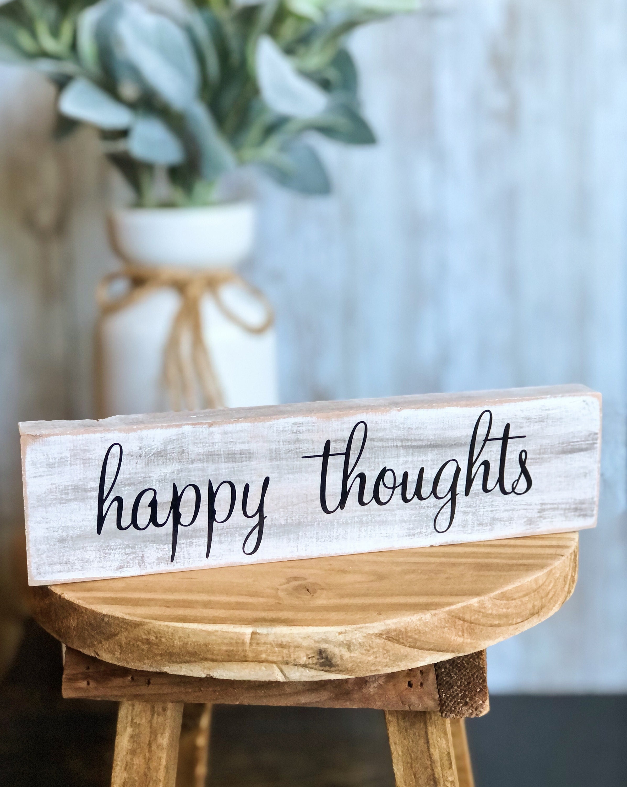 Small Accent Mini Wood Signs, Modern Farmhouse Decor, Mini Distressed ...