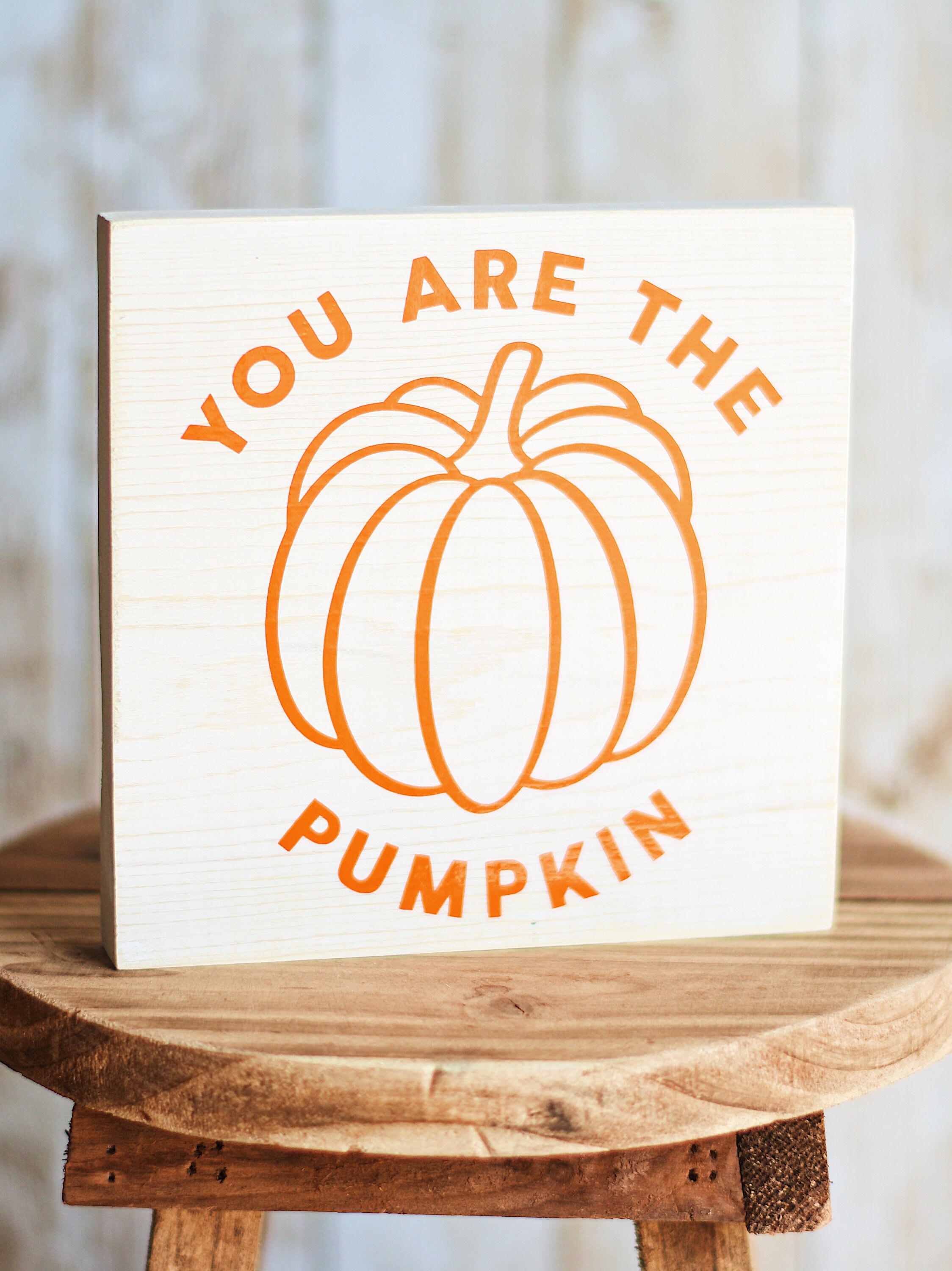 You Are the Pumpkin to My Pie Wood Sign (set of 2 Mini Wood Signs ...