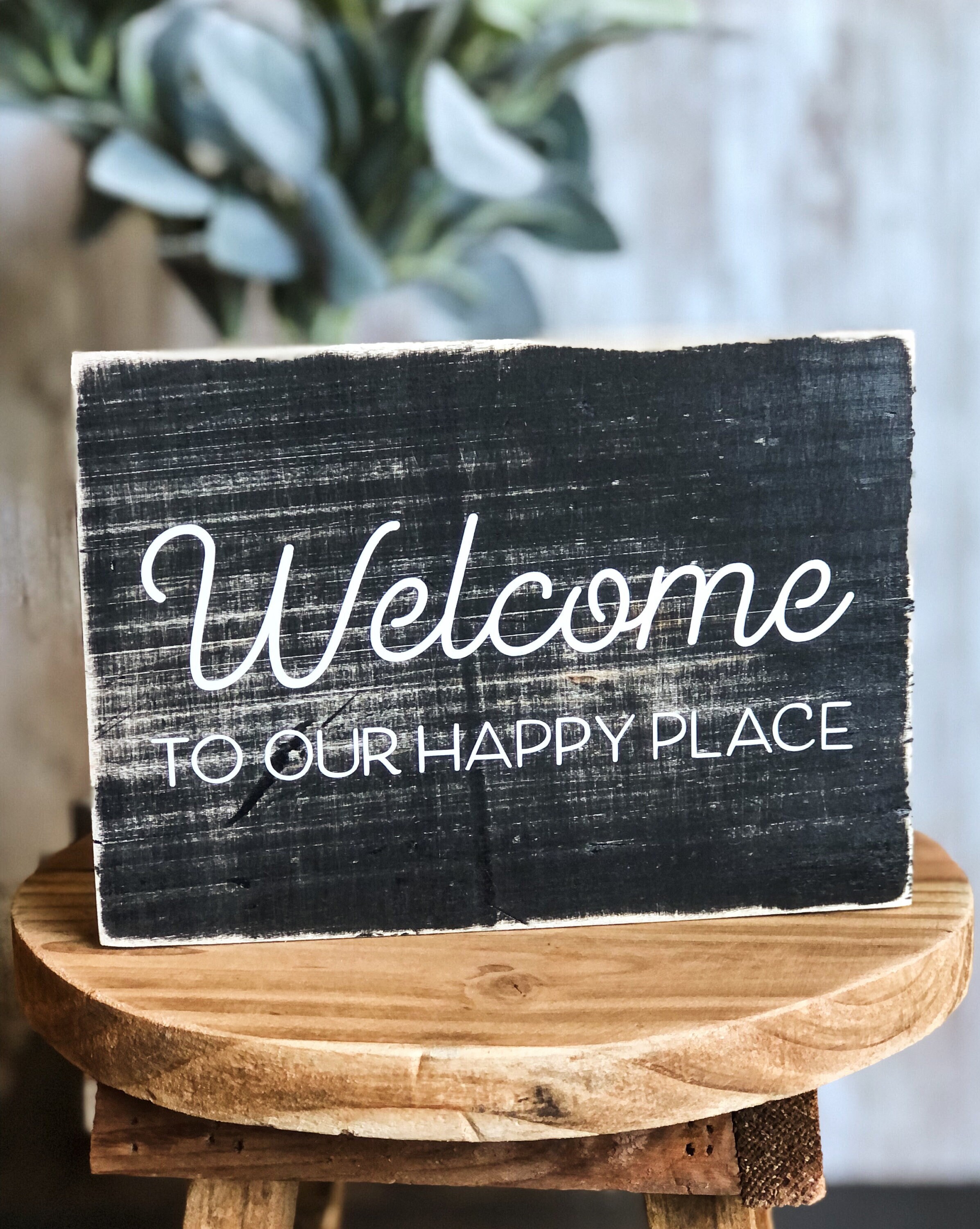 Small Accent Mini Wood Signs, Home, Welcome Mini Wood Sign, Distressed ...